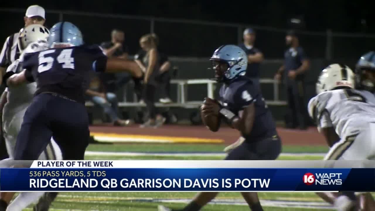 Blitz 16 Player of the Week: Garrison Davis - YouTube
