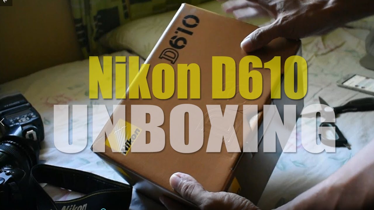 Unboxing my new NIKON D610 - YouTube