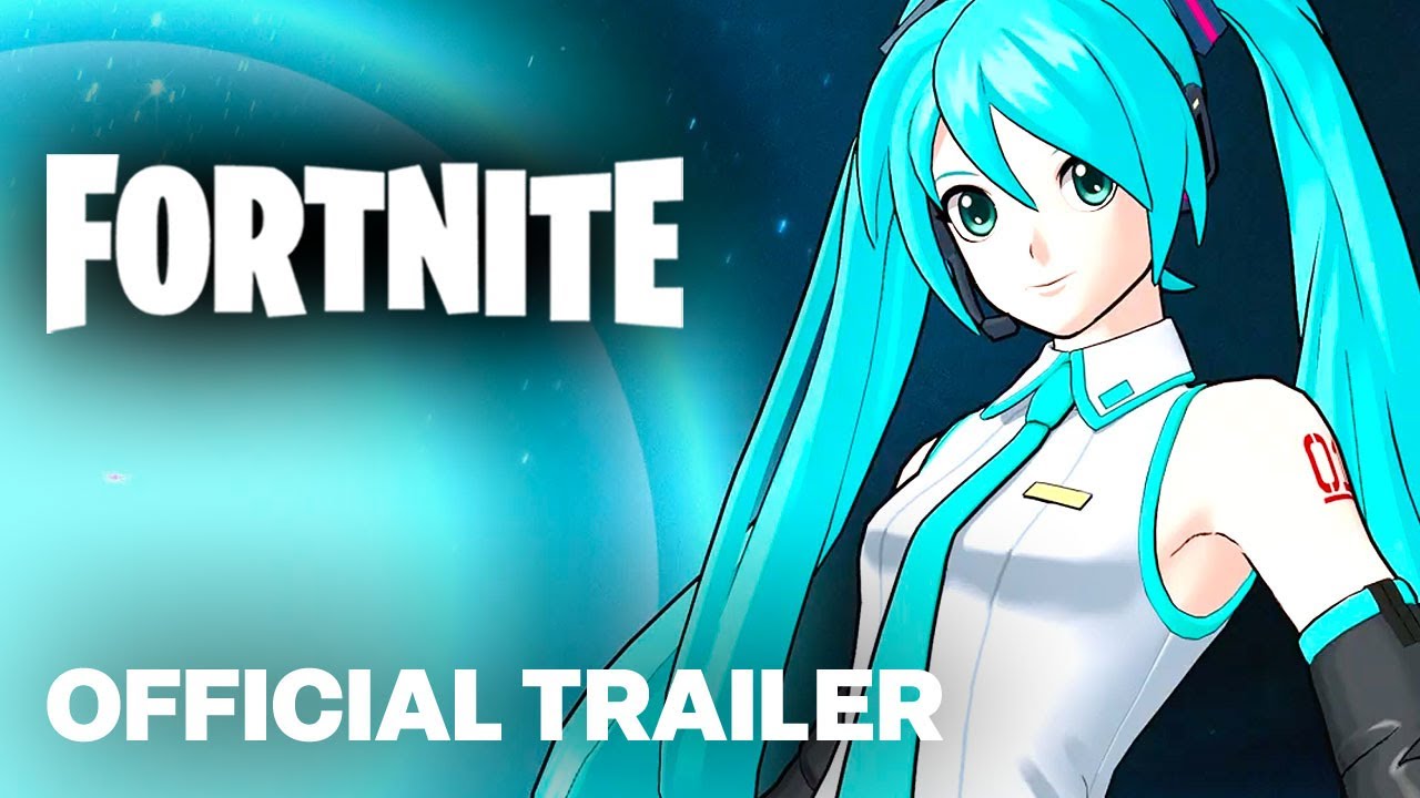 Fortnite - Hatsune Miku | Festival Season 7 Icon Reveal Trailer - YouTube