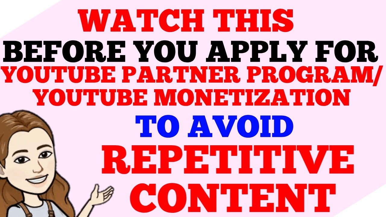 HOW TO AVOID/FIX REPETITIVE CONTENT | WATCH THIS BEFORE YOU APPLY FOR ...