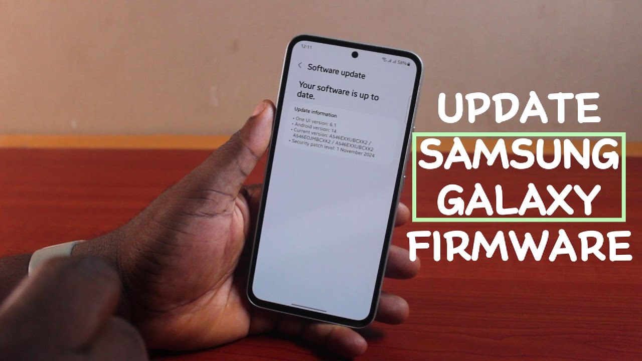How to Update Samsung Galaxy Phone Firmware - YouTube
