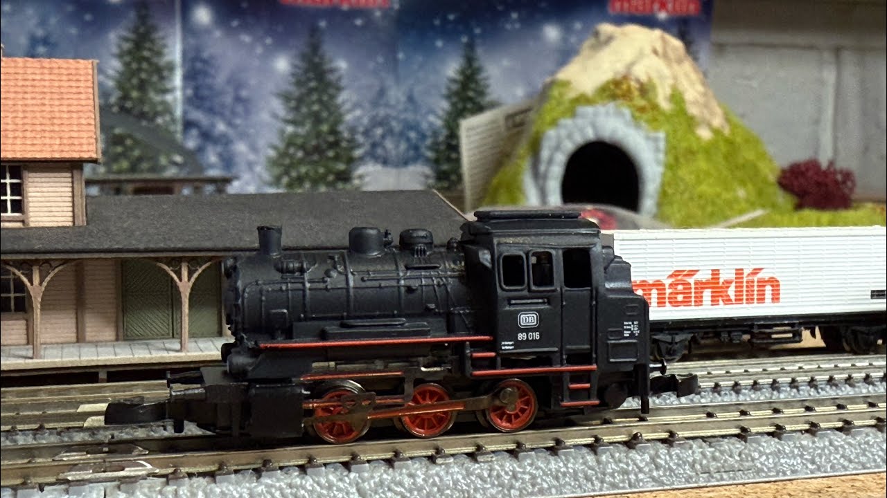 Marklin 81701 0-6-0 BR89 Steam Tank Locomotive Test Run at z.scale.hobo ...