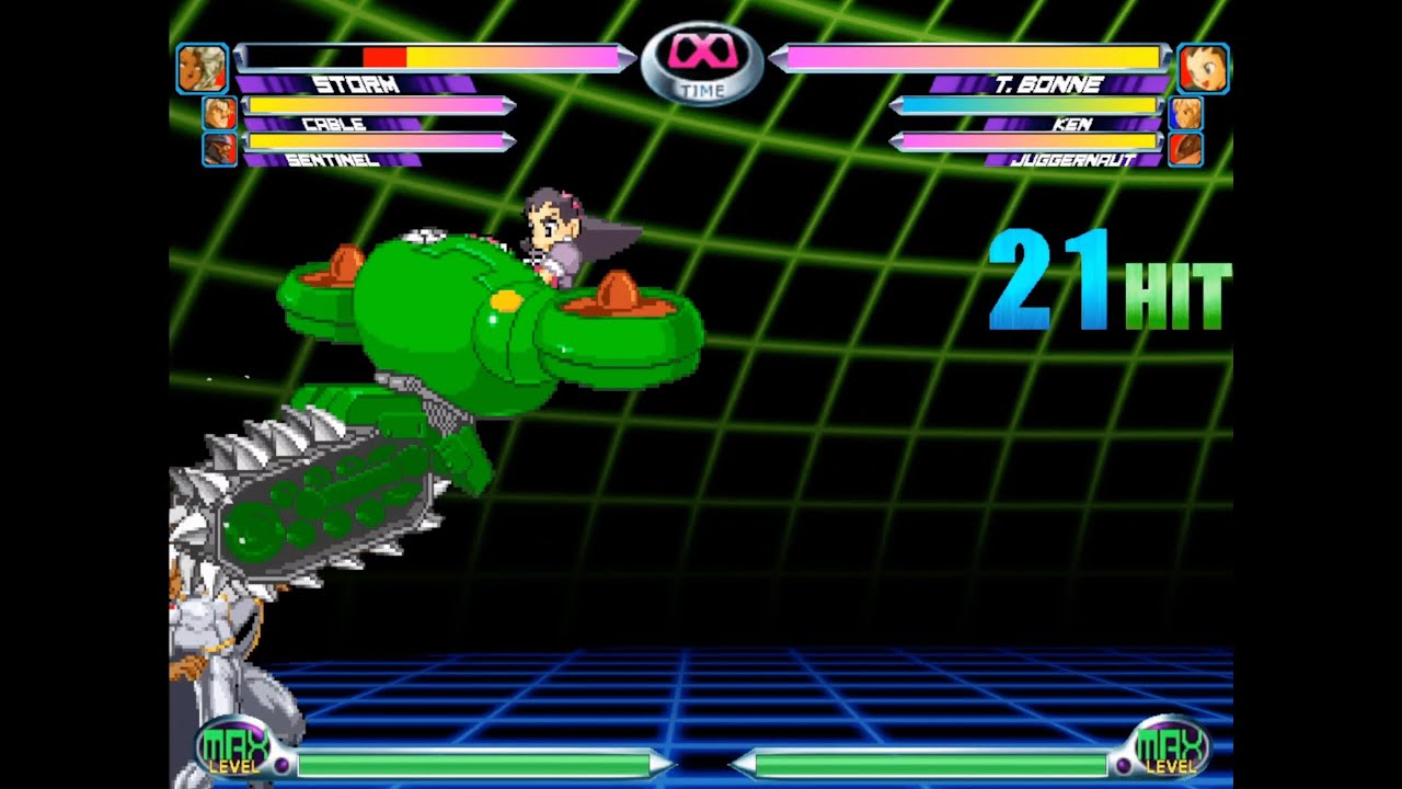 Tron Bonne - infinites, resets, and combos - mvc2 - YouTube