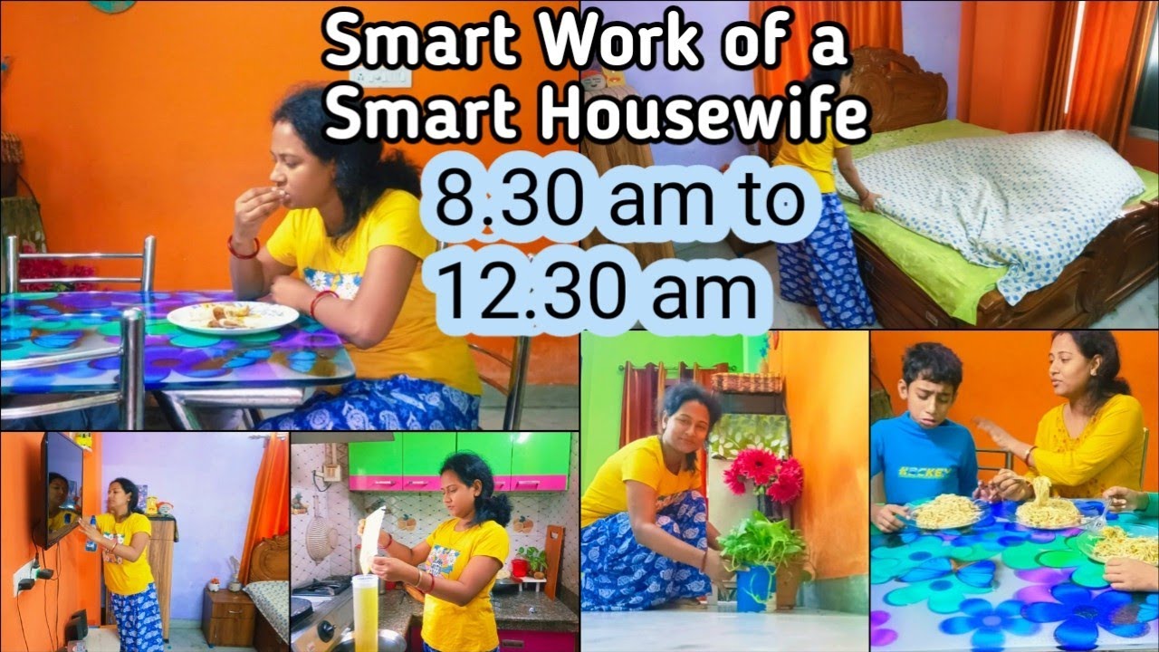 How I Manage Smartly With Two Children ,Daily Work Such Cleaning ...