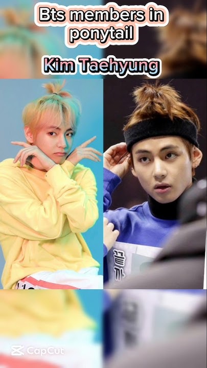 Bts members in ponytail 💖🥰 #bts #blackpink #btsarmy #youtubeshorts #ytshorts #btsshorts #shorts ...