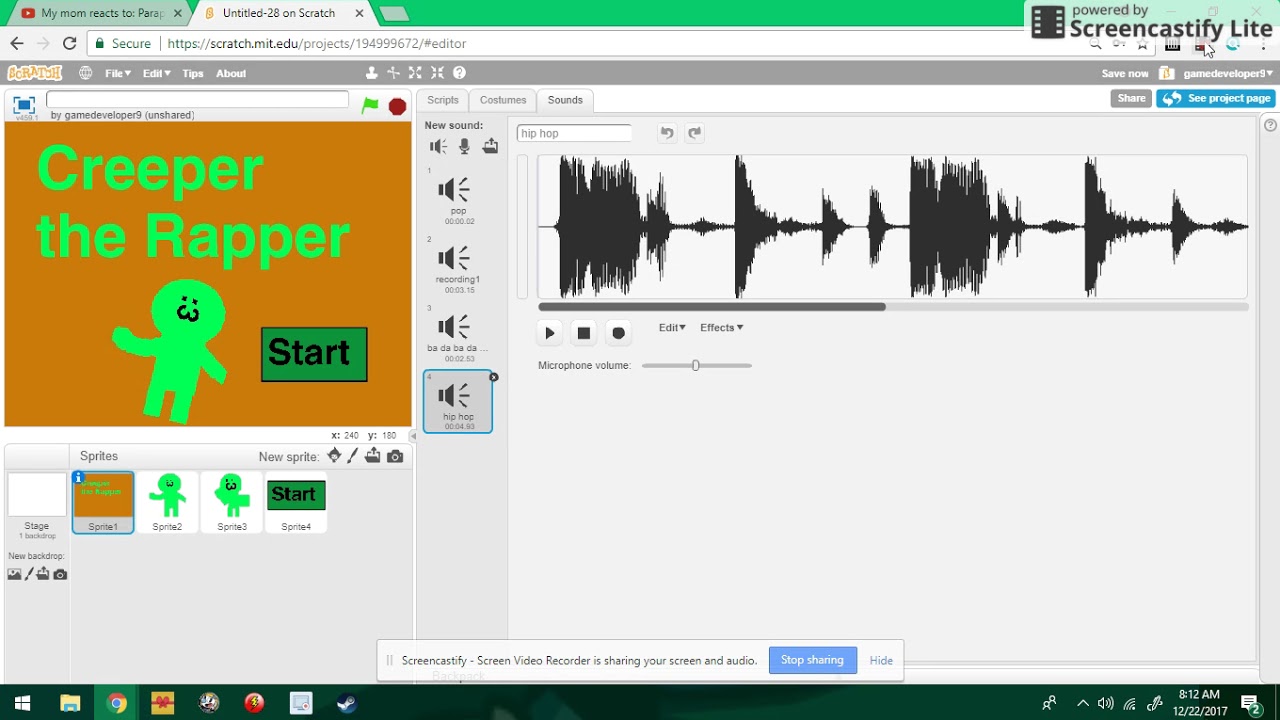 How to make a parappa the rapper game on scratch! #2 - YouTube