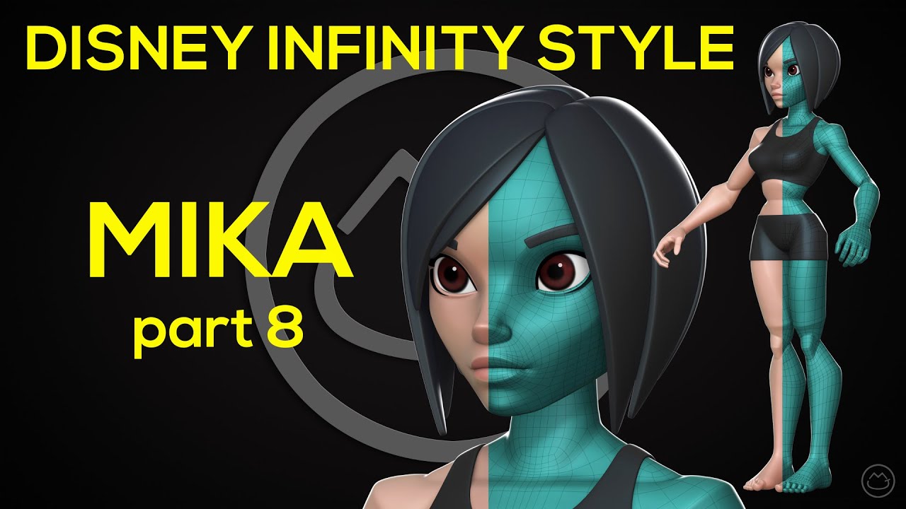 Retopology Disney Infinity Style - Mika part 8 - YouTube