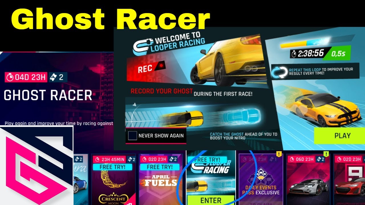 Asphalt 9 - Ghost Racer - Looper Racing - Brabham BT62 - YouTube