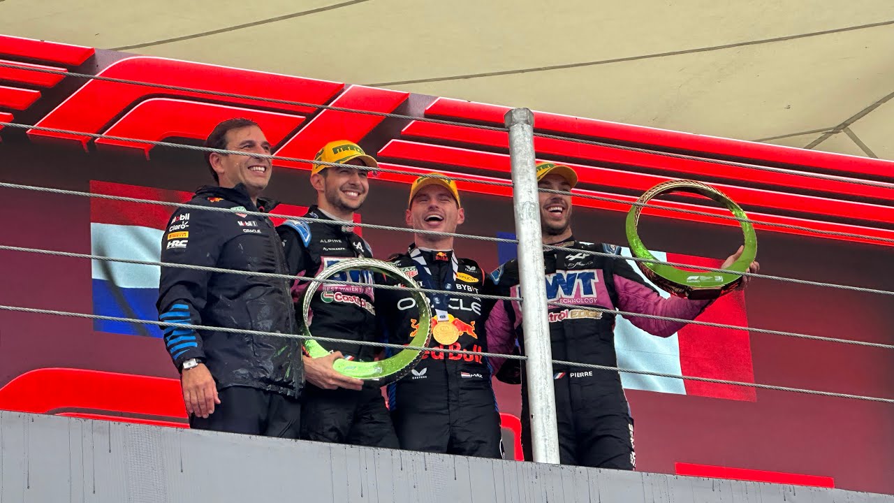 Red Bull Paddock Club for Max’s HISTORIC win at the 2024 Brazilian GP ...
