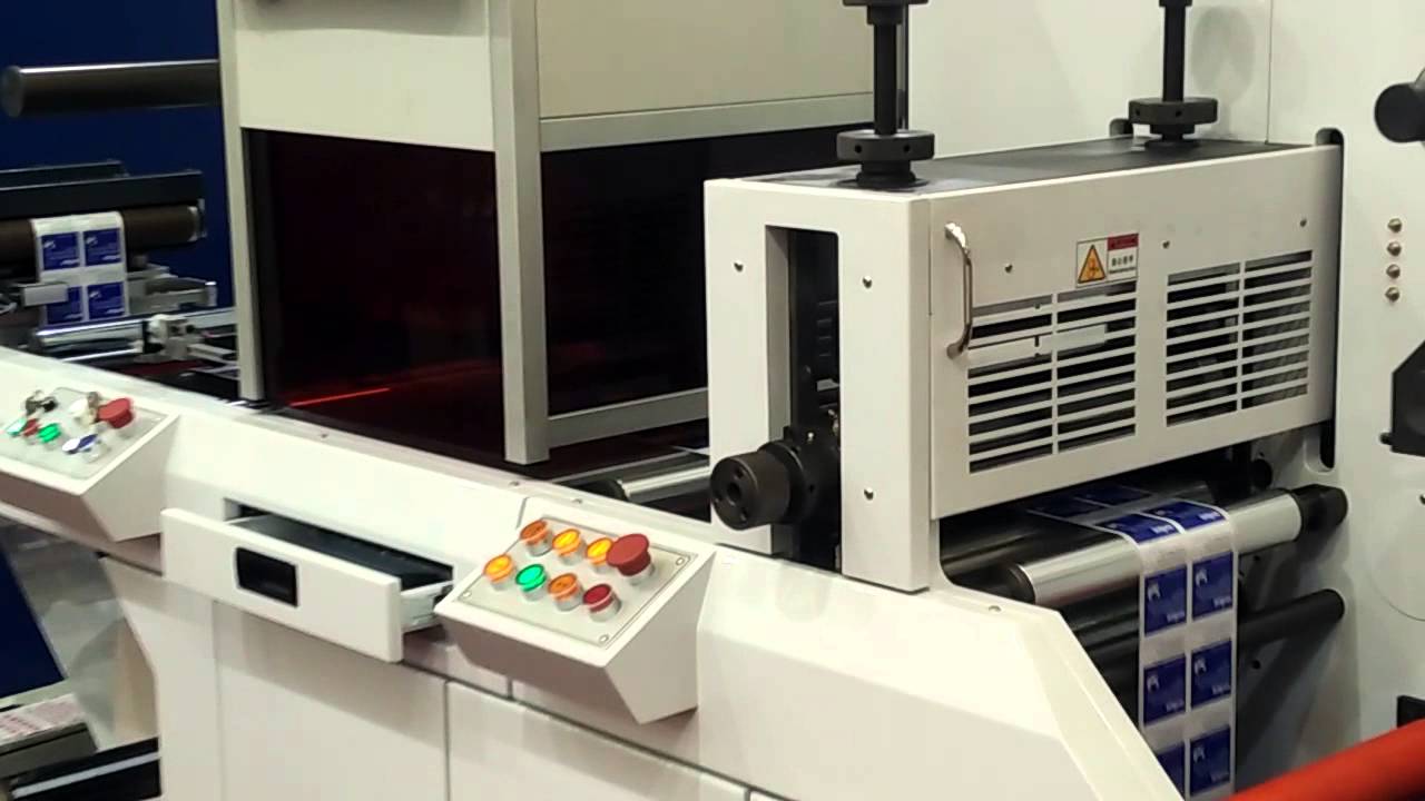 laser die cutting machine - YouTube