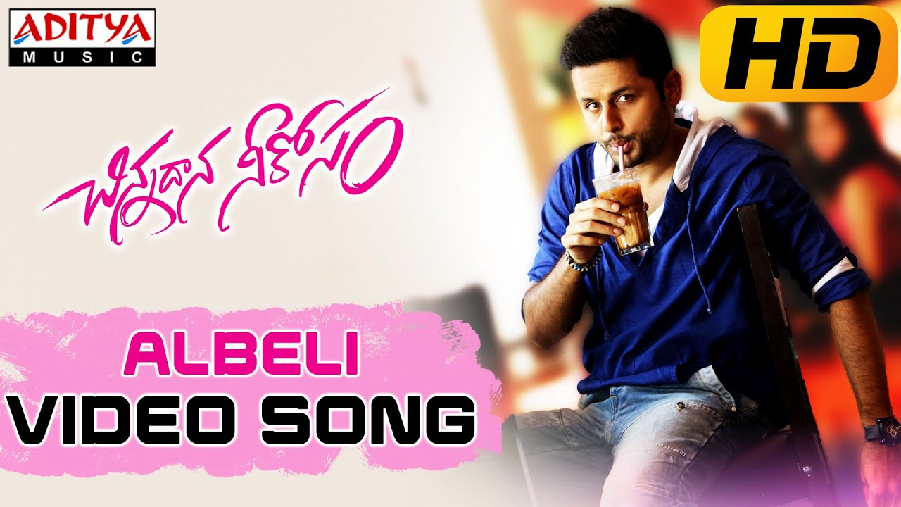 Albeli Full Video Song - Chinnadana Neekosam Video Songs - Nithin ...
