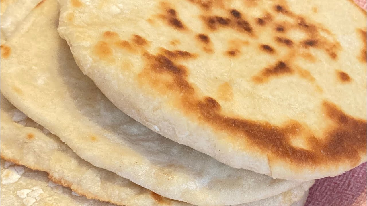 How to make easy Pan fry flatbread with yeast #foodie #flatbreadrecipe ...