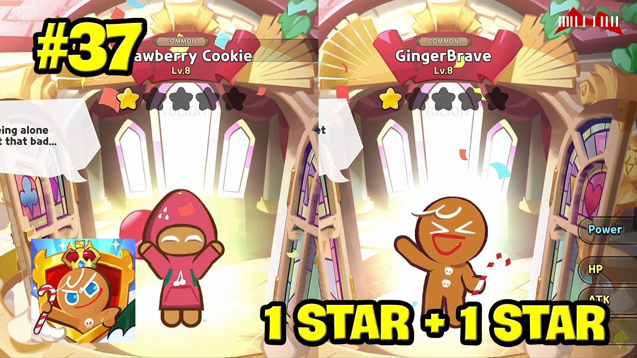 Promote Strawberry Cookie and Ginger Brave to 1 Star - Cookie Run ...