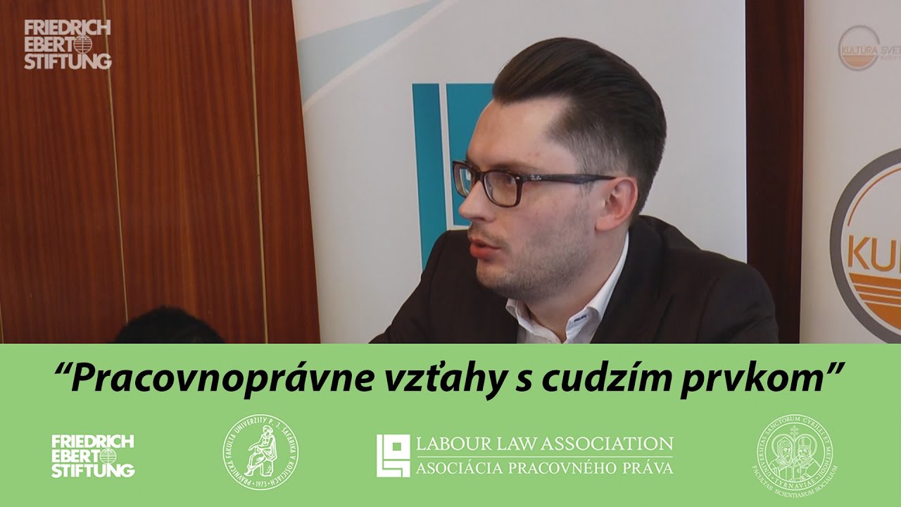 Martin Bulla - Pracovnoprávne vzťahy s cudzím prvkom - YouTube