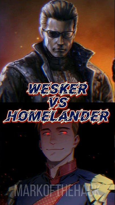 Albert Wesker VS Homelander - YouTube