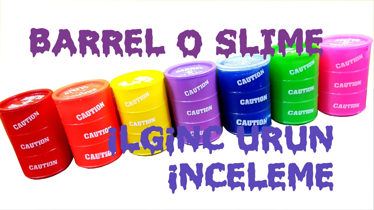 Sümüksü Slime - Barrel O Slime - İnceleme - YouTube