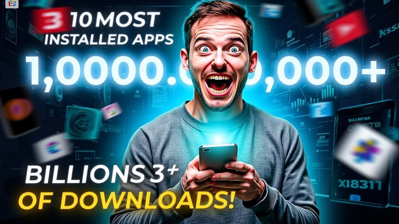 The Top 10 Most Installed Apps of All Time! - YouTube
