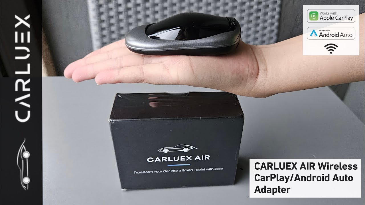 CARLUEX AIR Wireless CarPlay/Android Auto Adapter ( Recensione ) - YouTube