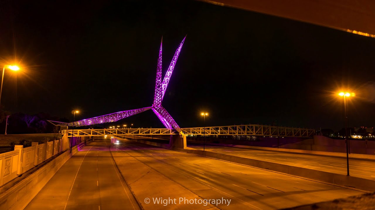 Skydance Pedestrian Bridge Timelapse - Oklahoma City, Oklahoma | June ...