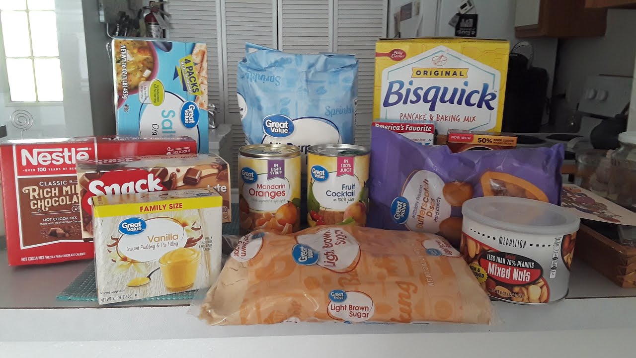 Pantry prepping; Walmart edition - YouTube
