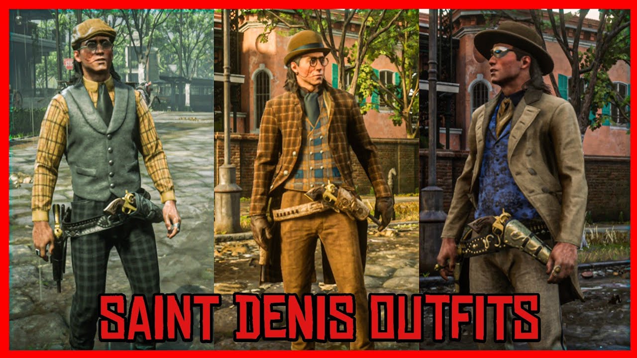 Red Dead Online Requested Outfits #135 Saint Denis Fancy Outfits - YouTube