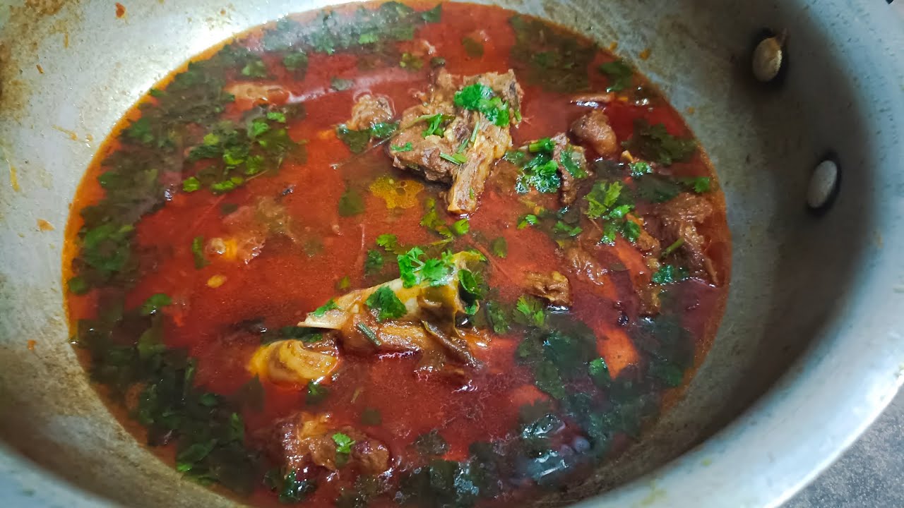 Mutton Gravy | Village Style Bakra Recipe - YouTube