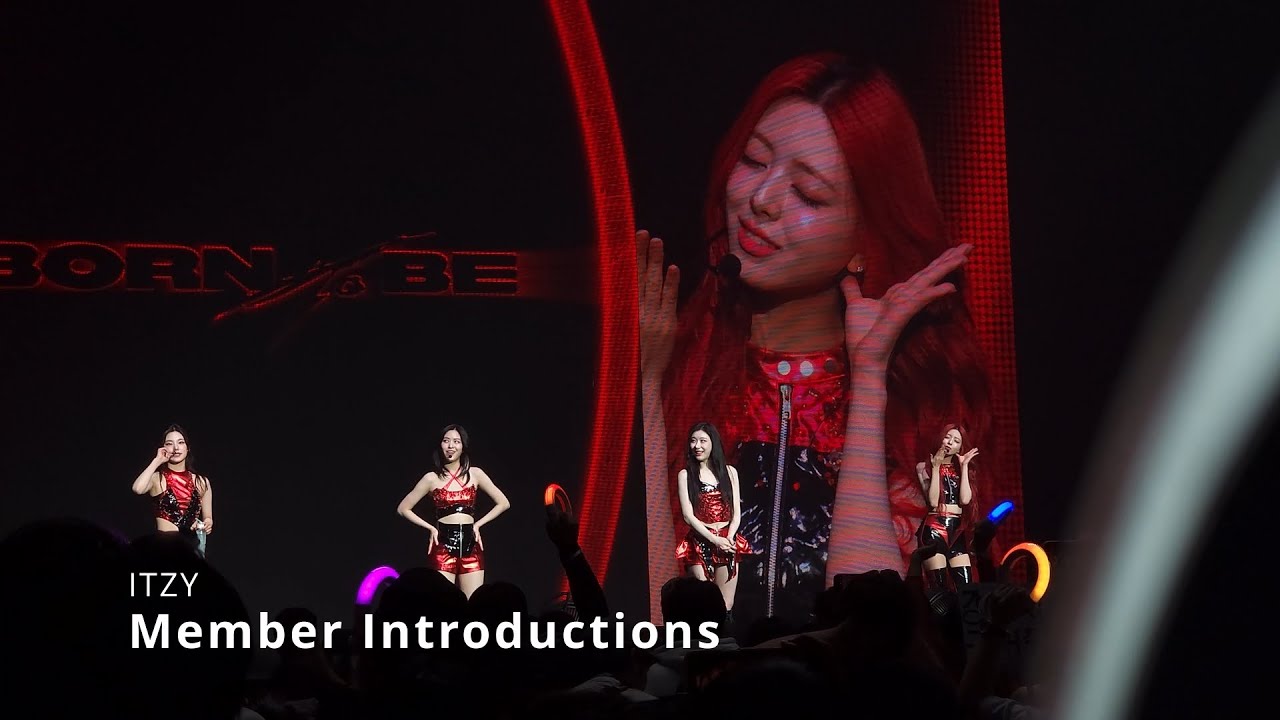 ITZY(있지) 2ND WORLD TOUR 'BORN TO BE' in Toronto - Member Introductions ...