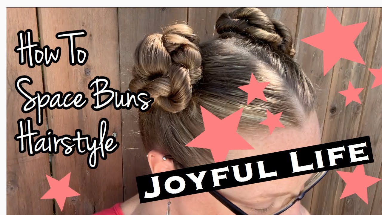 How to Space Buns Hairstyle Quick & Easy Tutorial - YouTube