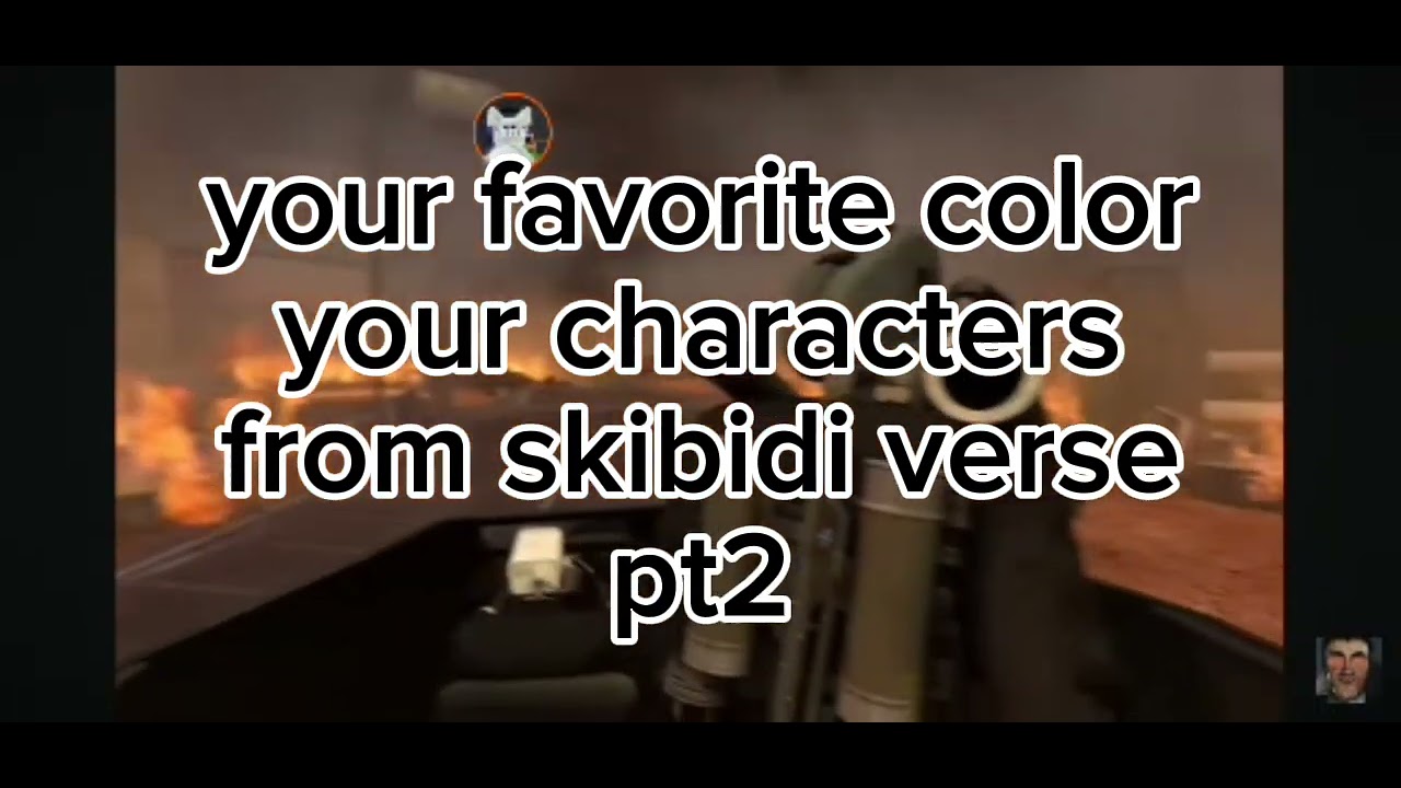 your favorite color your characters from skibidi verse pt2 - YouTube