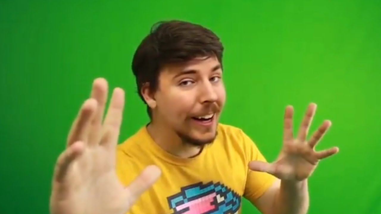 DeepFake Mr Beast Full Green Screen(No Watermark) meme template - YouTube