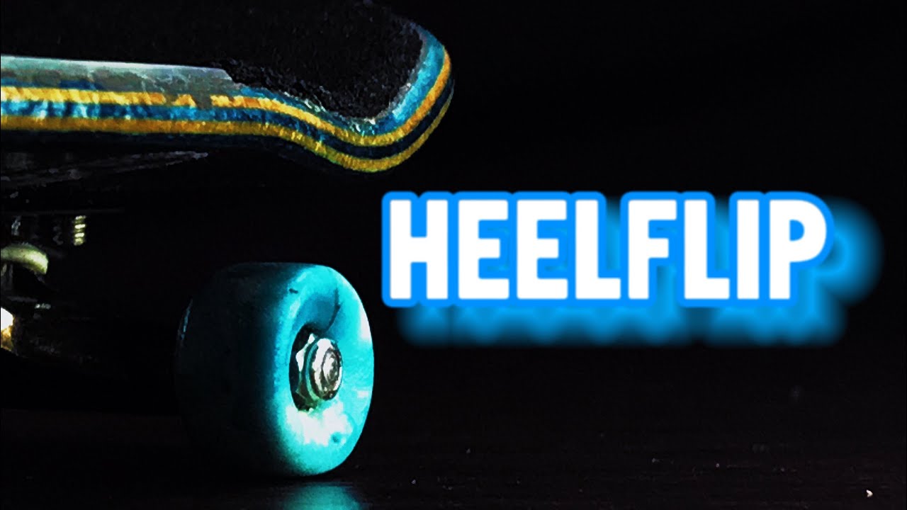 How To Heelflip - Fingerboard Trick Tip For Beginners - YouTube