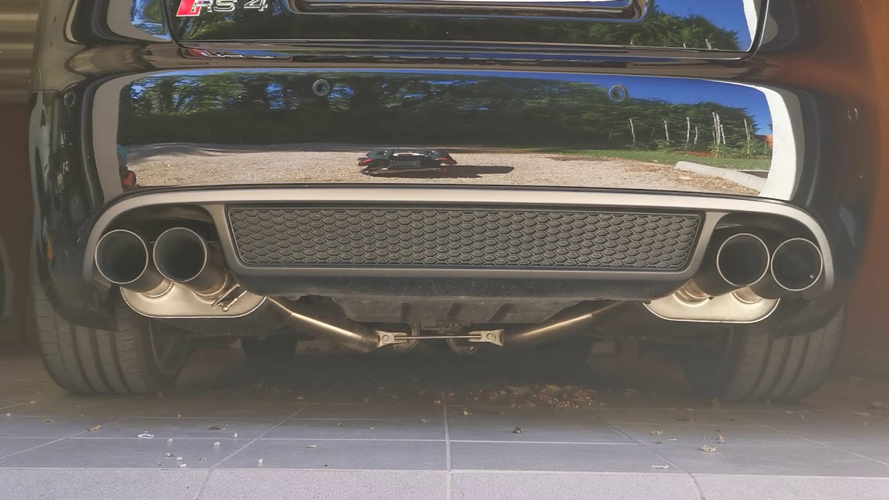RS4 B7 HMS Exhaust Cold start - YouTube