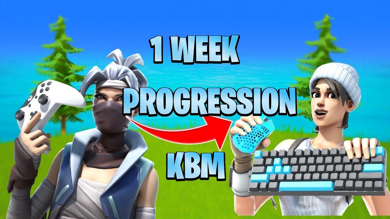 My 1 Week Fortnite Progression from Controller to Keyboard and Mouse ...