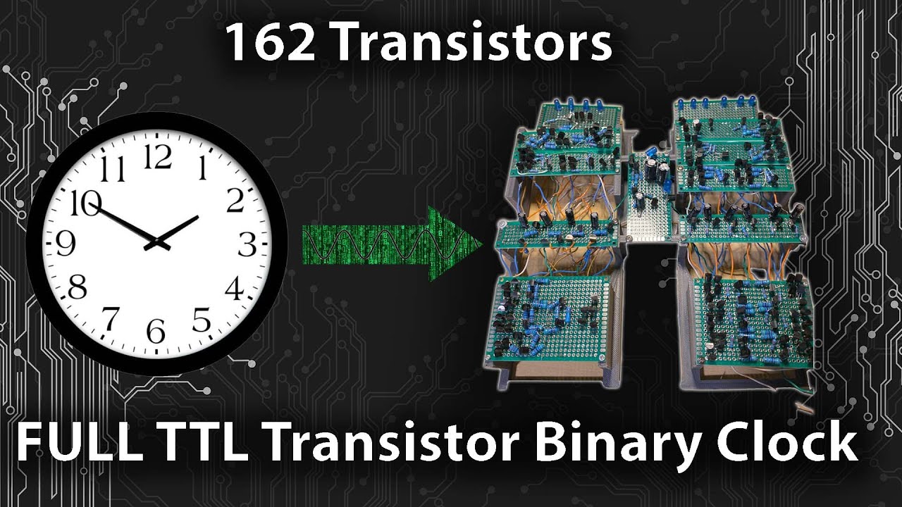 FULL Transistor Computer Circuit - YouTube