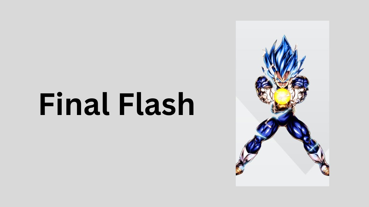 Vegeta - Final Flash | Sound Effect | Dragon Ball Z - YouTube