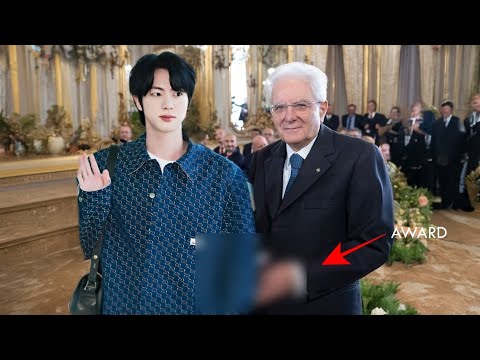 Shock, Bts Jin Arrives In Milan, Bts Jin Meets Italian President Sergio ...