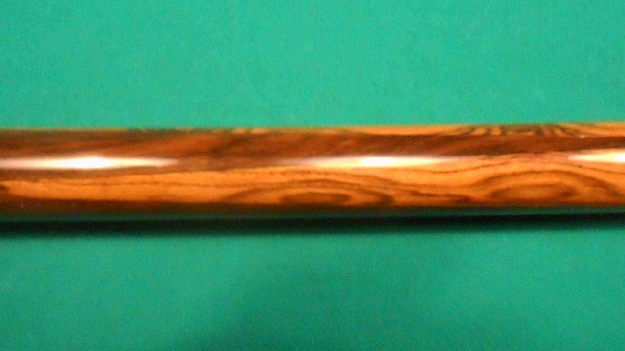 Custom made sneaky style cue (made from a Mark Bear blank). - YouTube