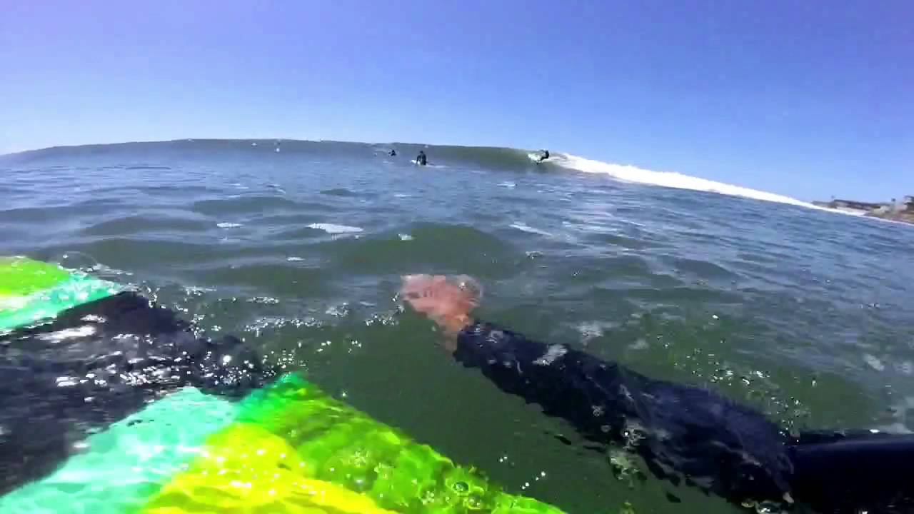 POV GoPro Surfing Pleasure Point April 25, 2016 - YouTube