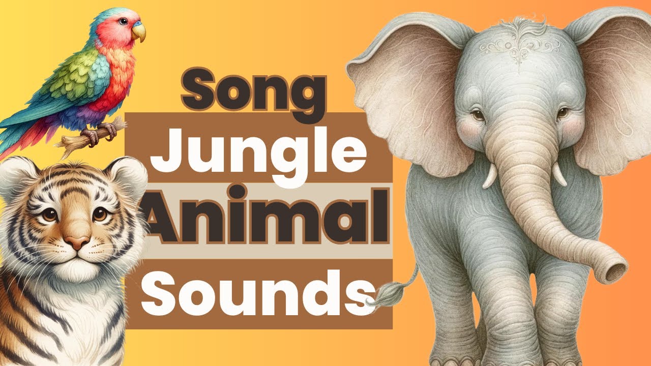 Jungle Animal Sounds Song (Dance Pop) With Lyrics and Animations - YouTube