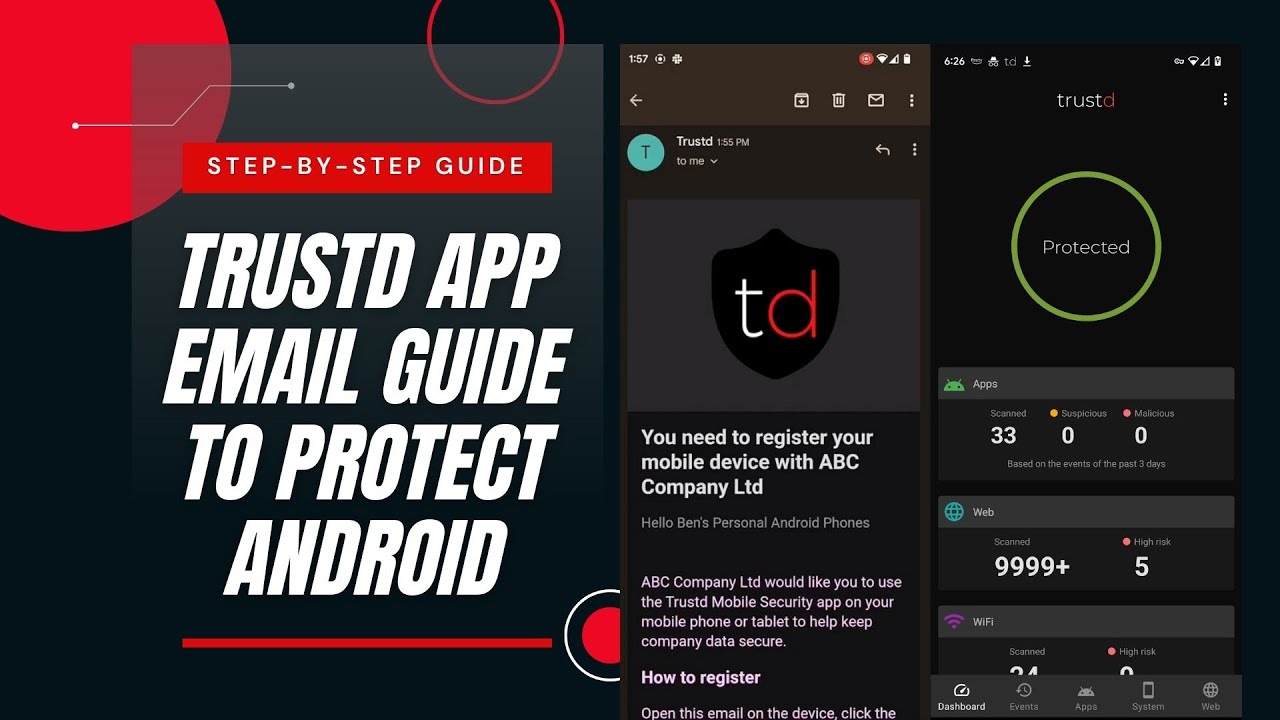 Trustd app email step-by-step guide for Android - YouTube