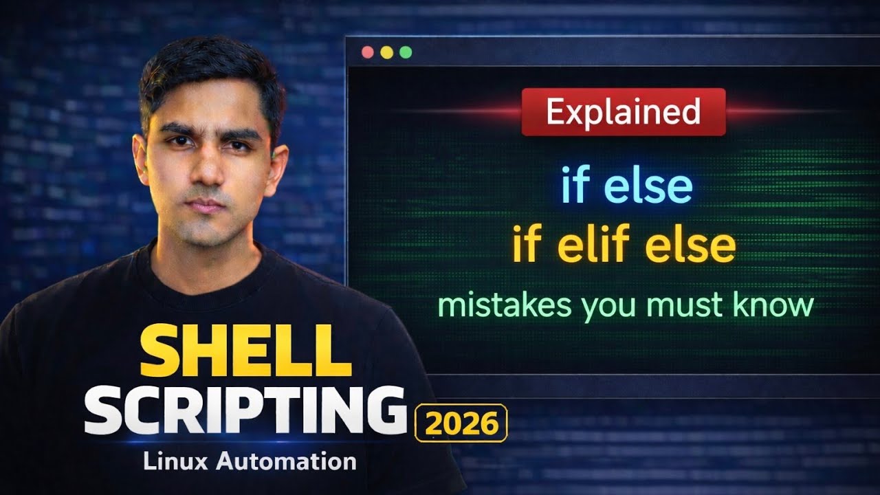 Explain if-else, if-elif-else Conditional Statement | Shell Scripting ...