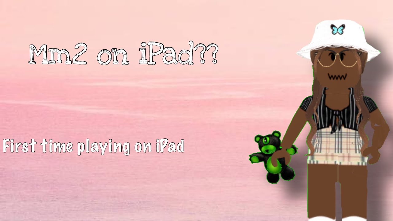 Playing Mm2 on iPad ~|Pie’s Worldd - YouTube