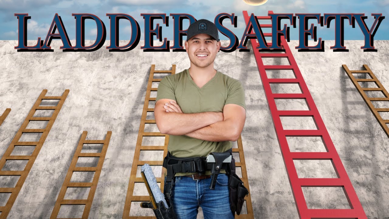 Window Cleaning Ladder Safety - YouTube