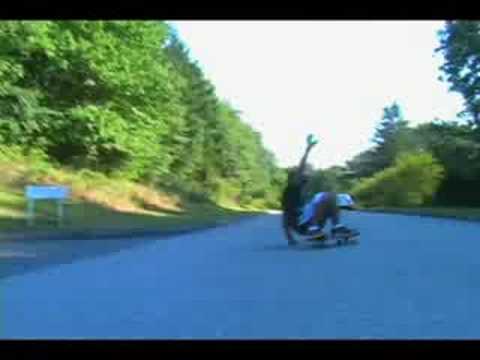 Longboard Drifting Sliding and hill bombing - YouTube