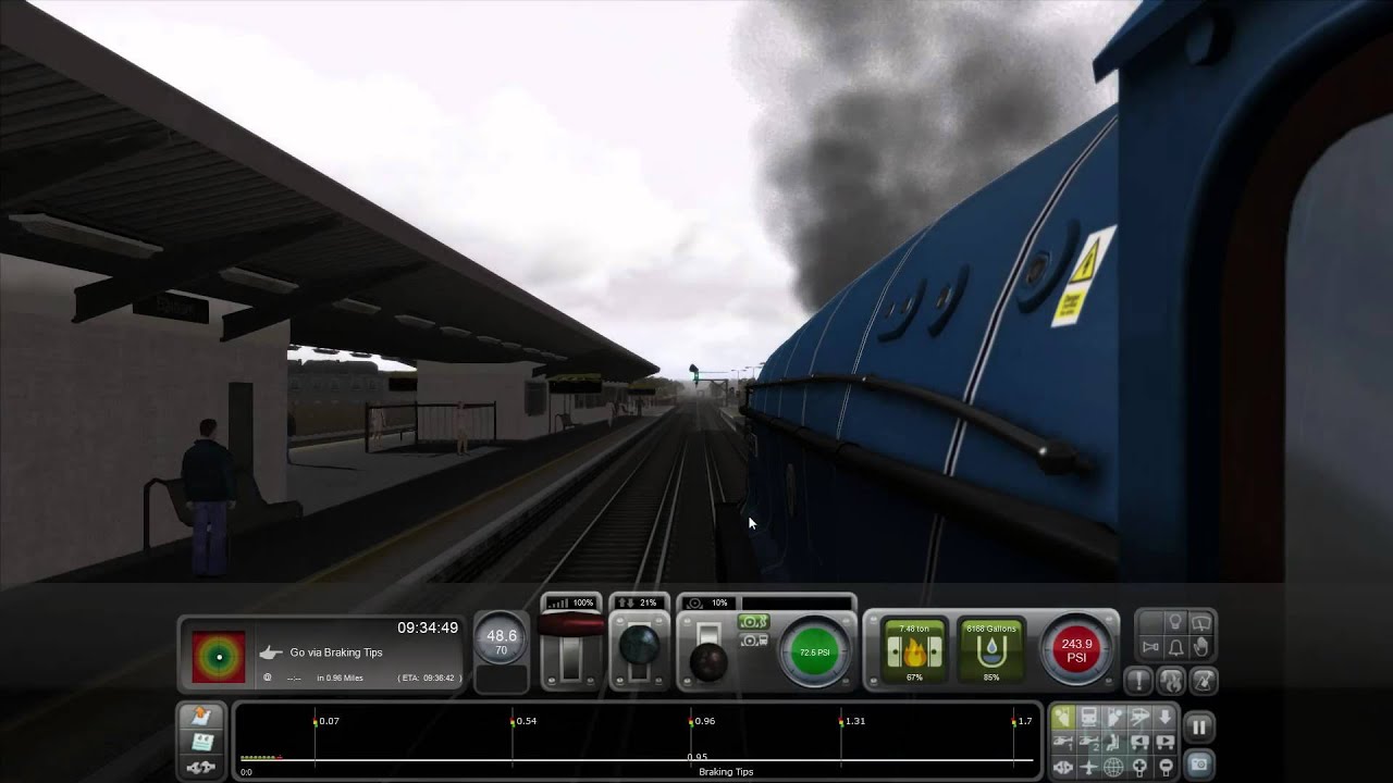 Train Simulator 2014 - London To Brighton - A4 Pacific Steam Train ...