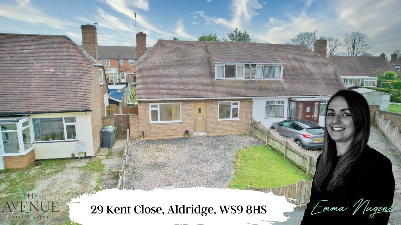 Welcome to 29 Kent Close, Aldridge, WS9 8HS - YouTube