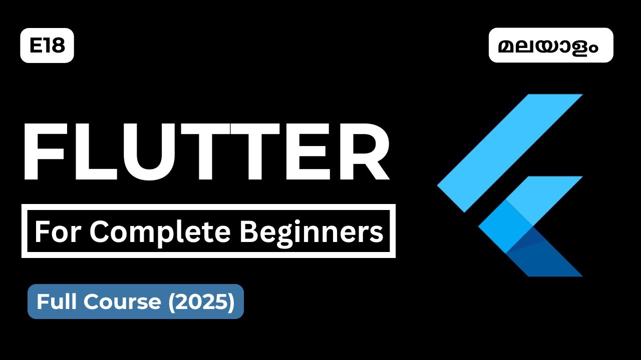 🎯 Flutter Malayalam: Full Course 2025 | Learn App Development | E18: TextField ️ - YouTube