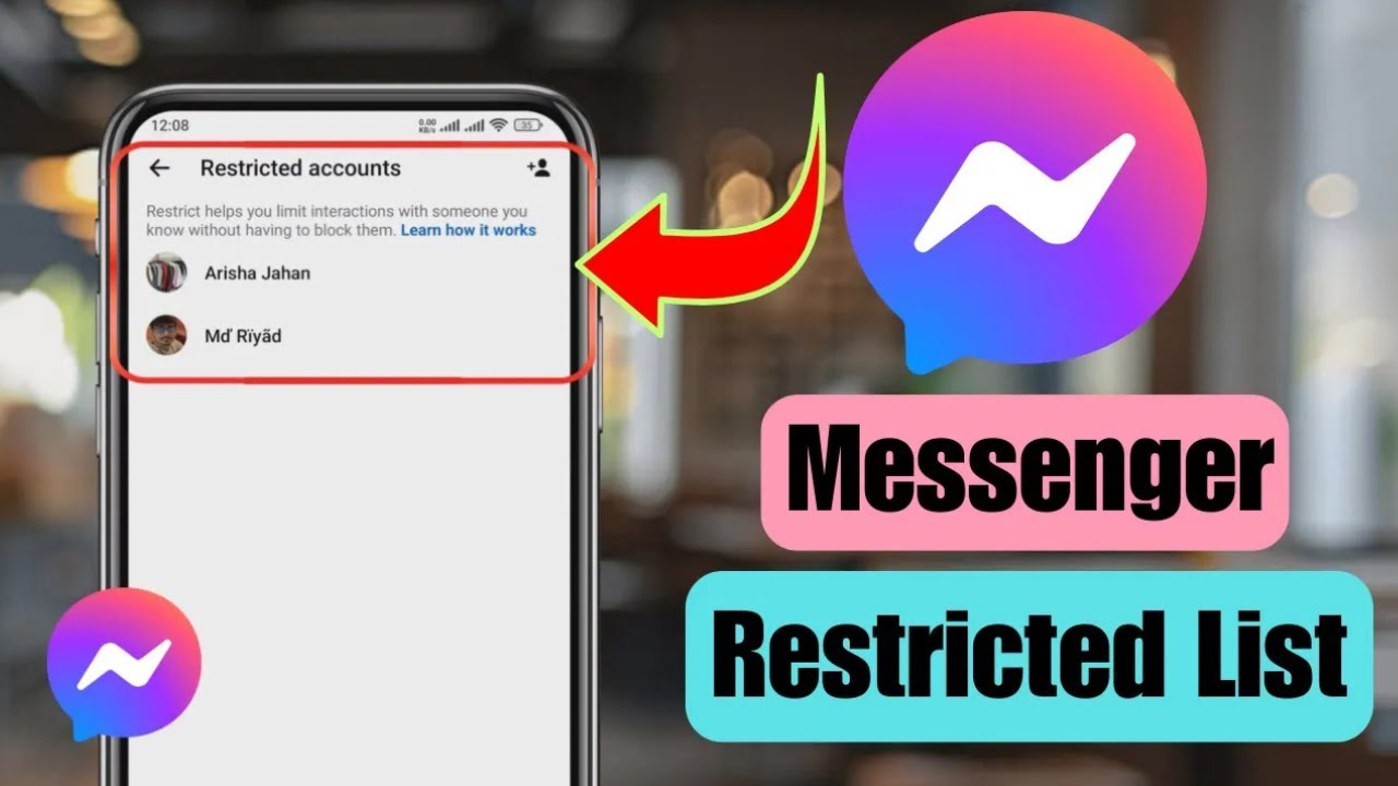 How to See Your Restricted List On Facebook Messenger - YouTube