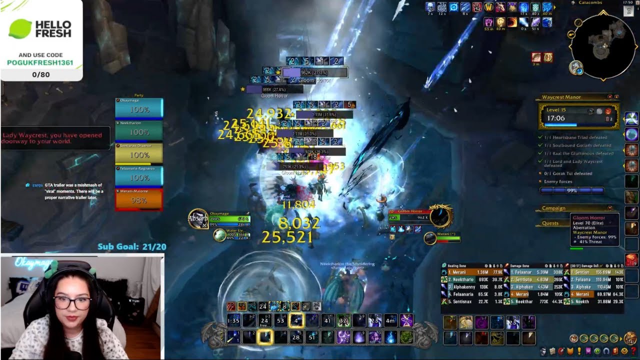 Okaymage WoW Dragonflight: Frost Mage M+ Keys & Retail Catchup - YouTube