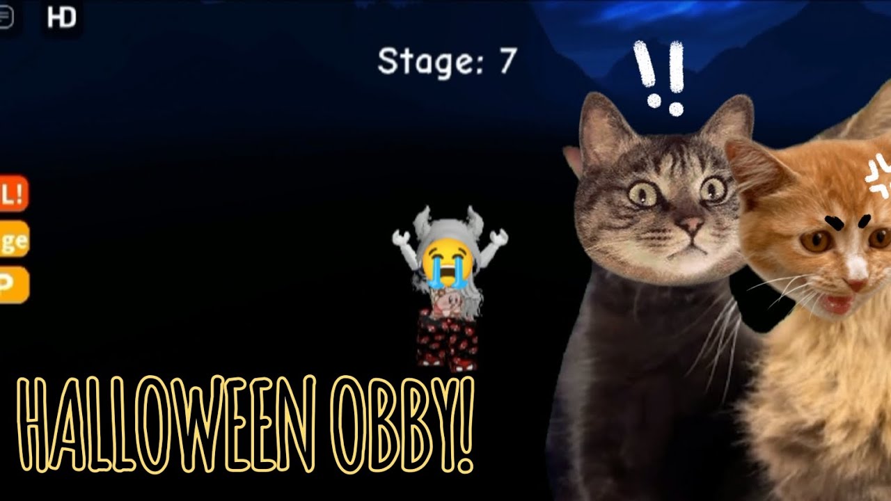 PLAYING HALLOWEEN OBBY! (meme roblox) - YouTube